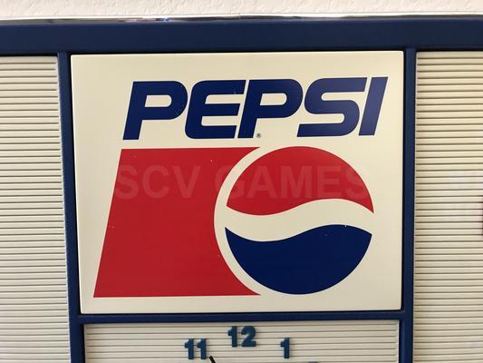 1970's Pepsi Clock and Menu Board - Coin OP Stuff
