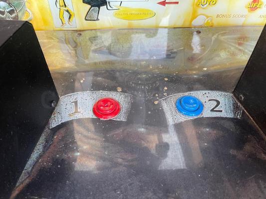 1995 American Sammy Zombie Raid Upright Arcade Machine - Coin OP Stuff
